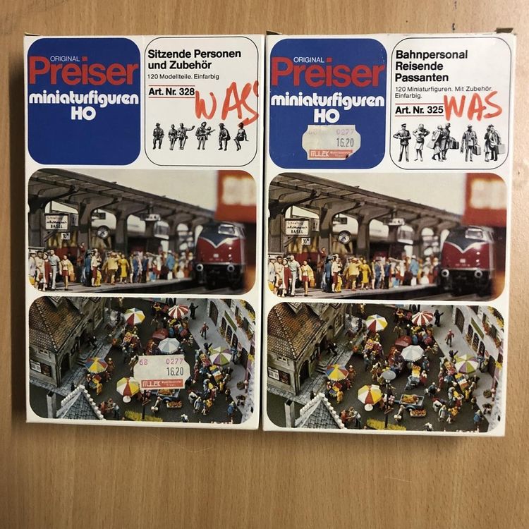 PREISER H0-Figuren, Nr.325+328 | Kaufen auf Ricardo