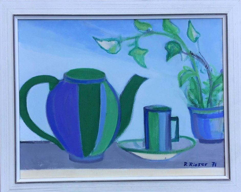 Stillleben Gemälde von R.Rieser (Gebraucht) in Hochdorf für CHF 10 – mit Lieferung auf Ricardo ...