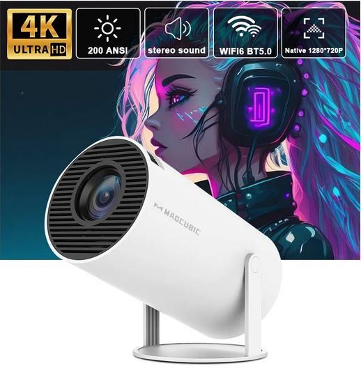 4K Beamer Projektor 1280*720p Dual Wifi Heimkino TV Kino | Kaufen auf ...