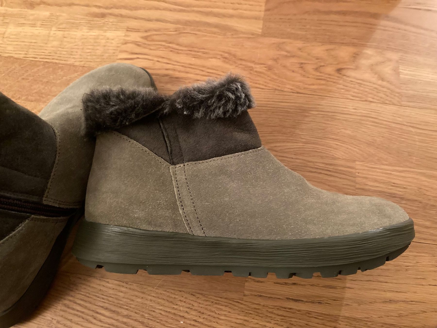 THINK Winter Boots, 36, Leder, Fell, Schurwolle NEU (Gebraucht) in ...