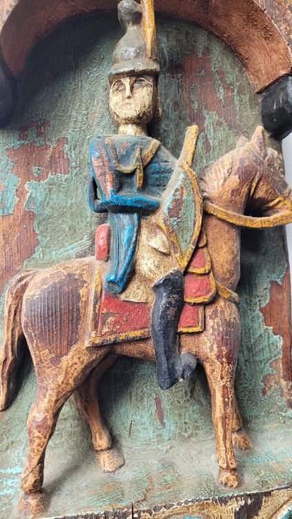 Holzschnitzerei «Soldat auf Pferd» (Gebraucht) in Balm b. Günsberg für CHF 35 – mit Lieferung ...