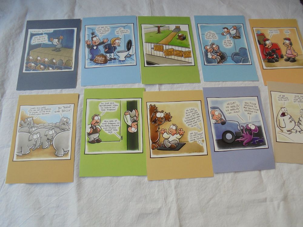 10 witzige Postkarten | Kaufen auf Ricardo