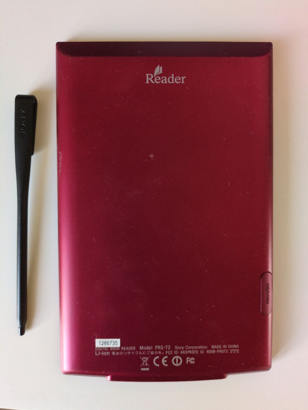 Sony Reader PRS-300 Rot - Top Zustand - Inkl. Zubehör (Gebraucht) in ...