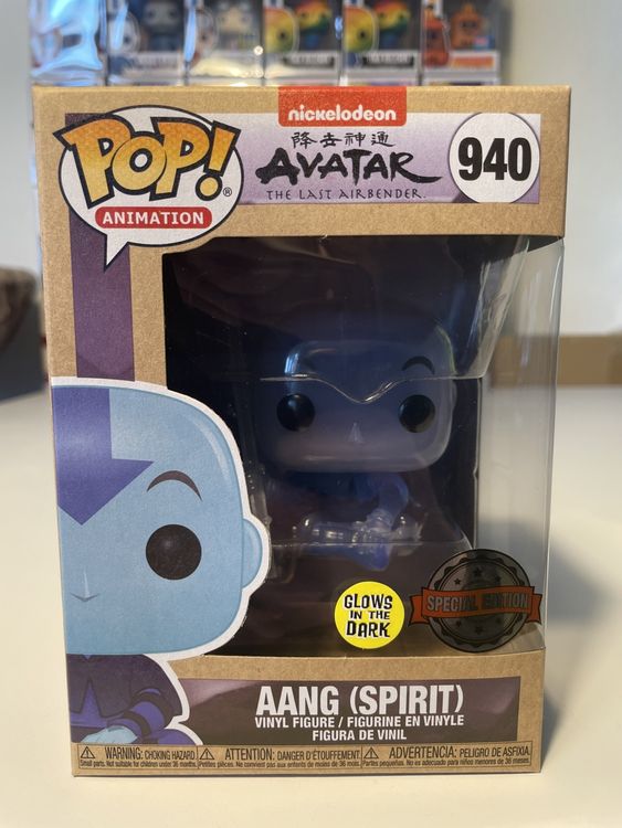 Avatar Aang Spirit Glow Funko Pop #940 glow in the dark spec (Neu und ...