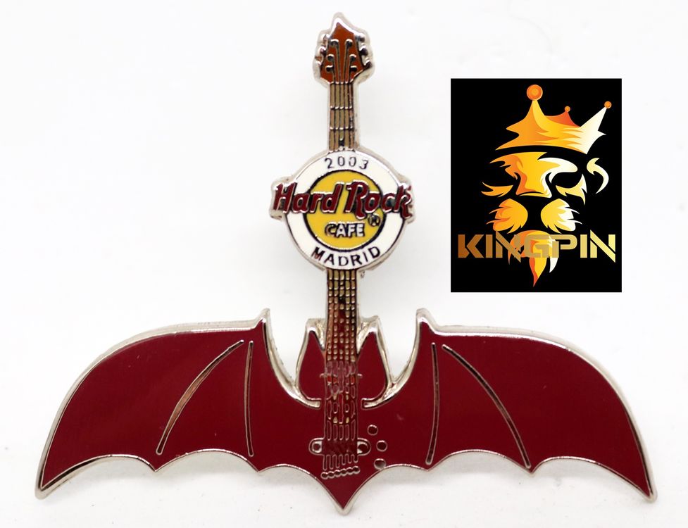 HARD ROCK CAFE Pin Fledermaus Madrid Spanien | Kaufen auf Ricardo