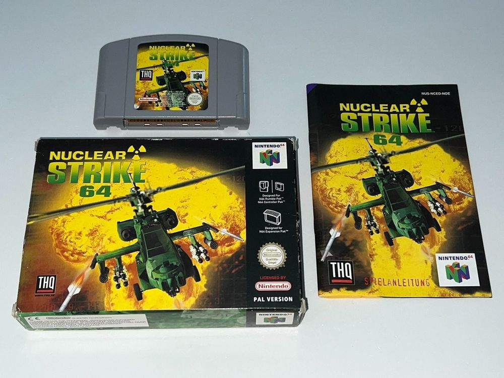 Nintendo 64 (N64) Spiel - Nuclear Strike 64 (OVP) (Gebraucht) in Zürich ...