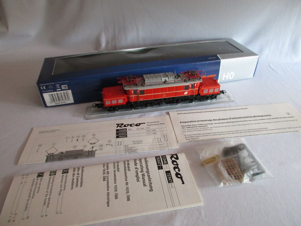 Roco HO/GS 72346 E-Lok ÖBB orange in OVP (97) (Gebraucht) in Reiden für ...