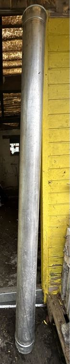 Metal rohr 2m lang Innendurchmesser 12.5cm (Neu (gemäss Beschreibung ...