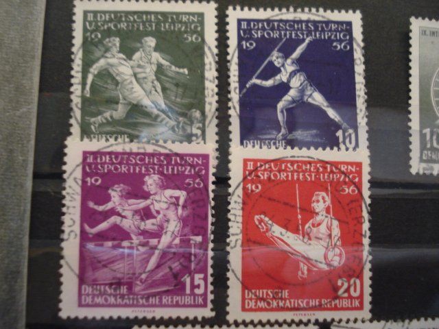 DDR 1956, Satz Dt Turn und Sportfest Leipzig, o | Kaufen auf Ricardo