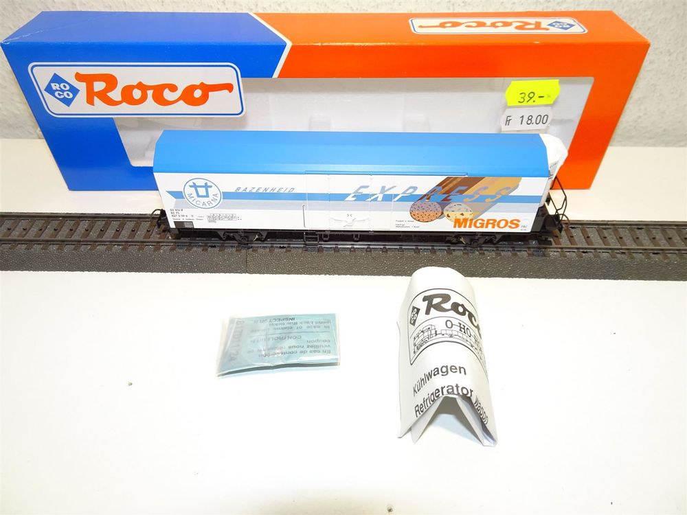 Roco Güterwagen FS Migros HO 46557 | Kaufen auf Ricardo