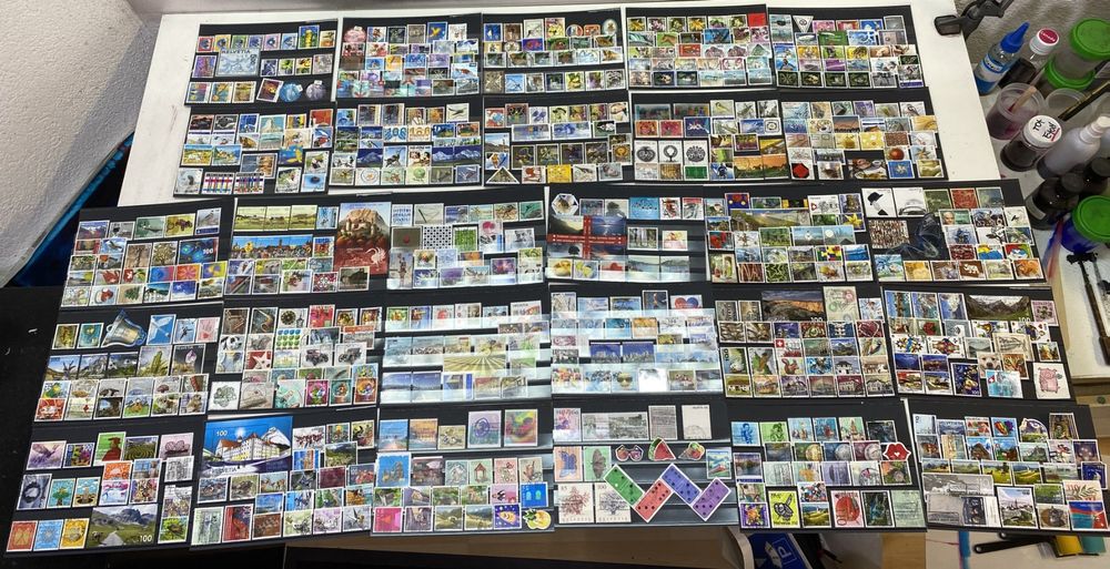 Neuere Briefmarken Schweiz ab 2000 auf Steckkarten | Kaufen auf Ricardo