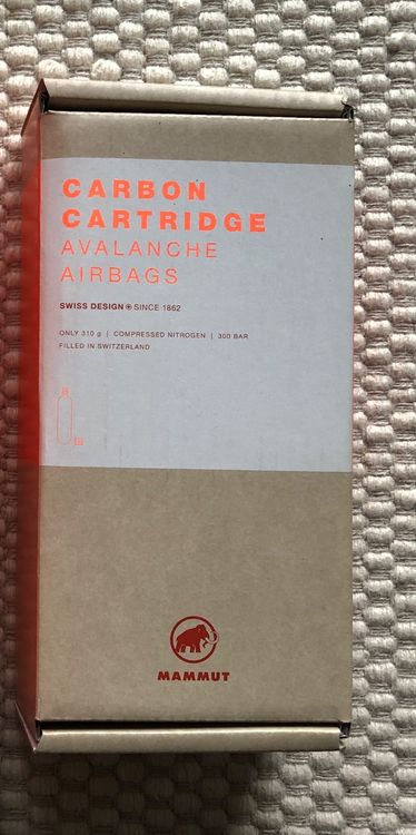 Mammut Carbon Cartridge / Karbonkartusche / Gaskartusche (Gebraucht) in ...