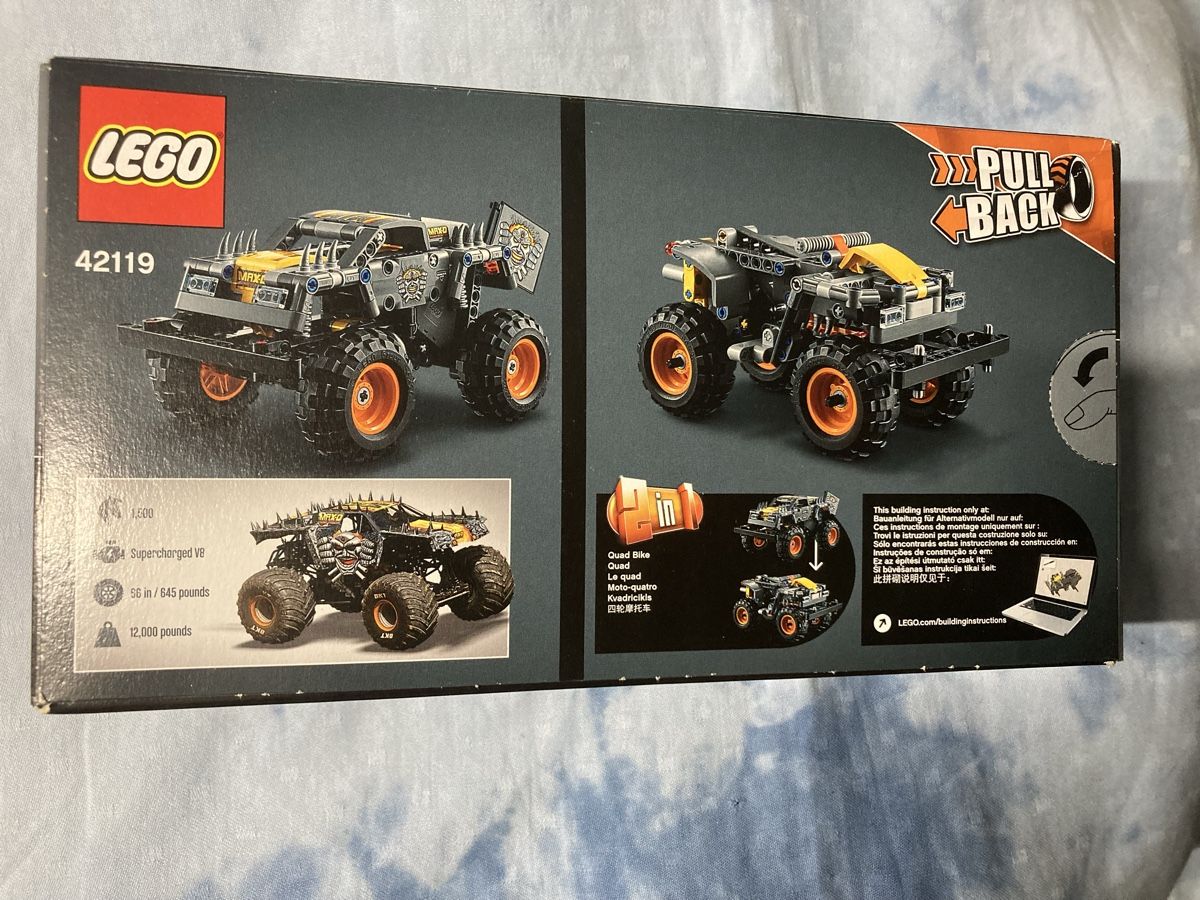Lego Technics Pull Back Monster Jam „Max D“ (Neu und originalverpackt ...