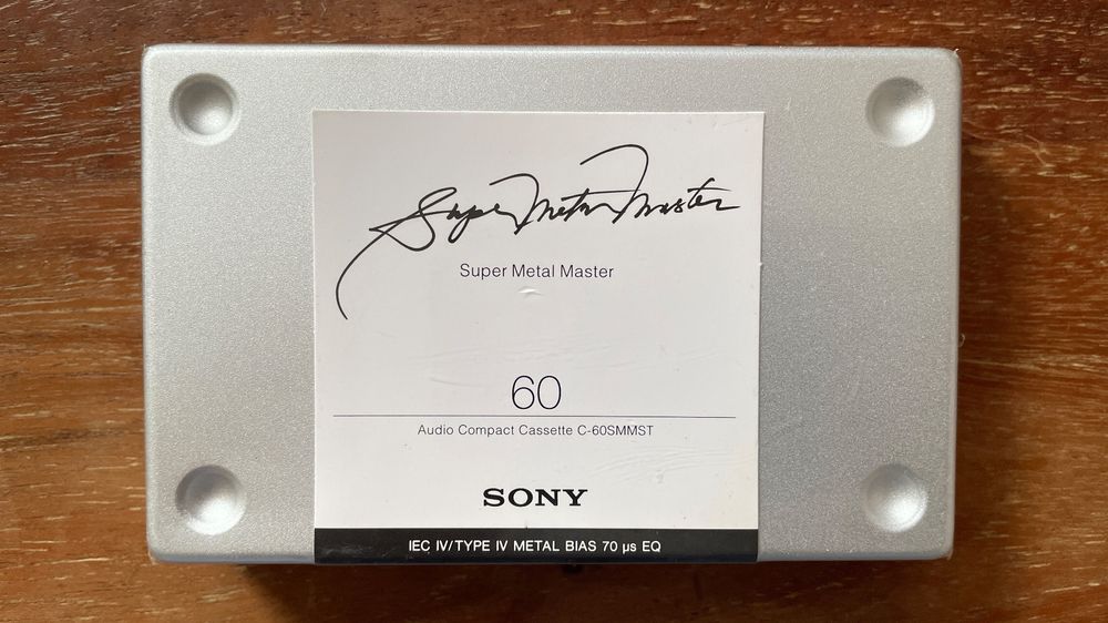 Cassette Sony C60SMMST Super Metal Master (Neu und originalverpackt) in ...