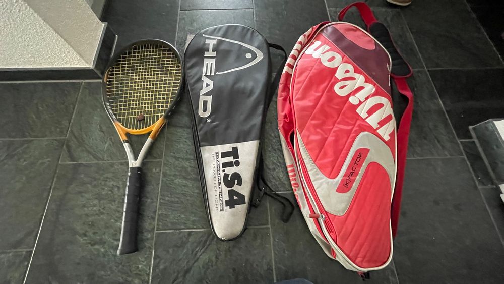 Tennisracket HEAD Ti S4 mit Taschen | Kaufen auf Ricardo