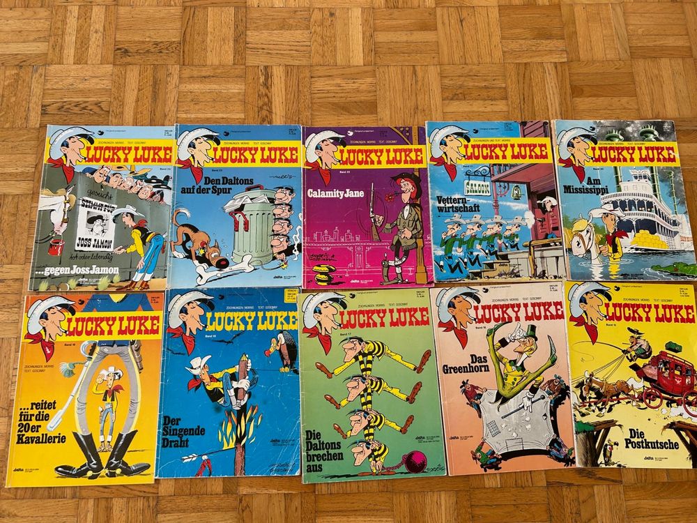 Lucky Luke Bänder 15 - 24 (Gebraucht) in Zürich für CHF 40 – mit ...