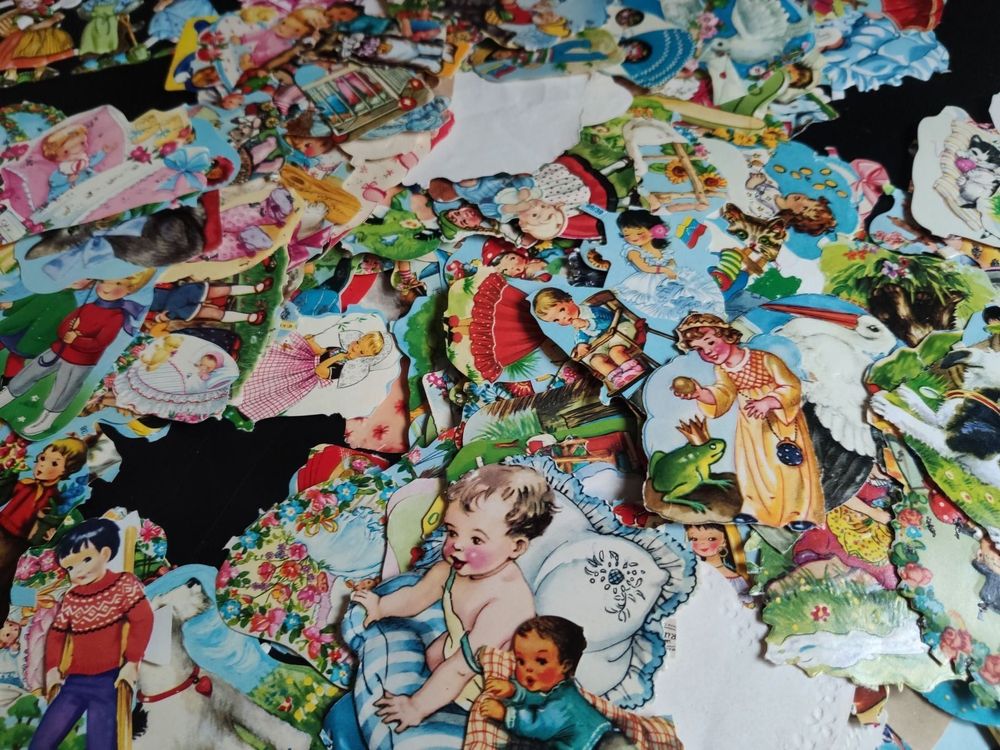 Vintage - Oblaten - Glanzbilder Sammlung (Gebraucht) in Oberdorf für CHF 55 – mit Lieferung auf ...