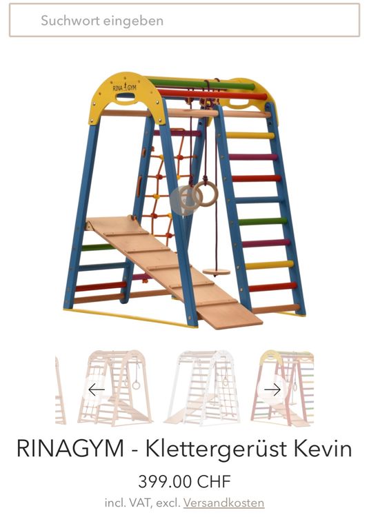 Rina Gym Klettergerüst (Gebraucht) in Birrwil für CHF 100 – nur ...