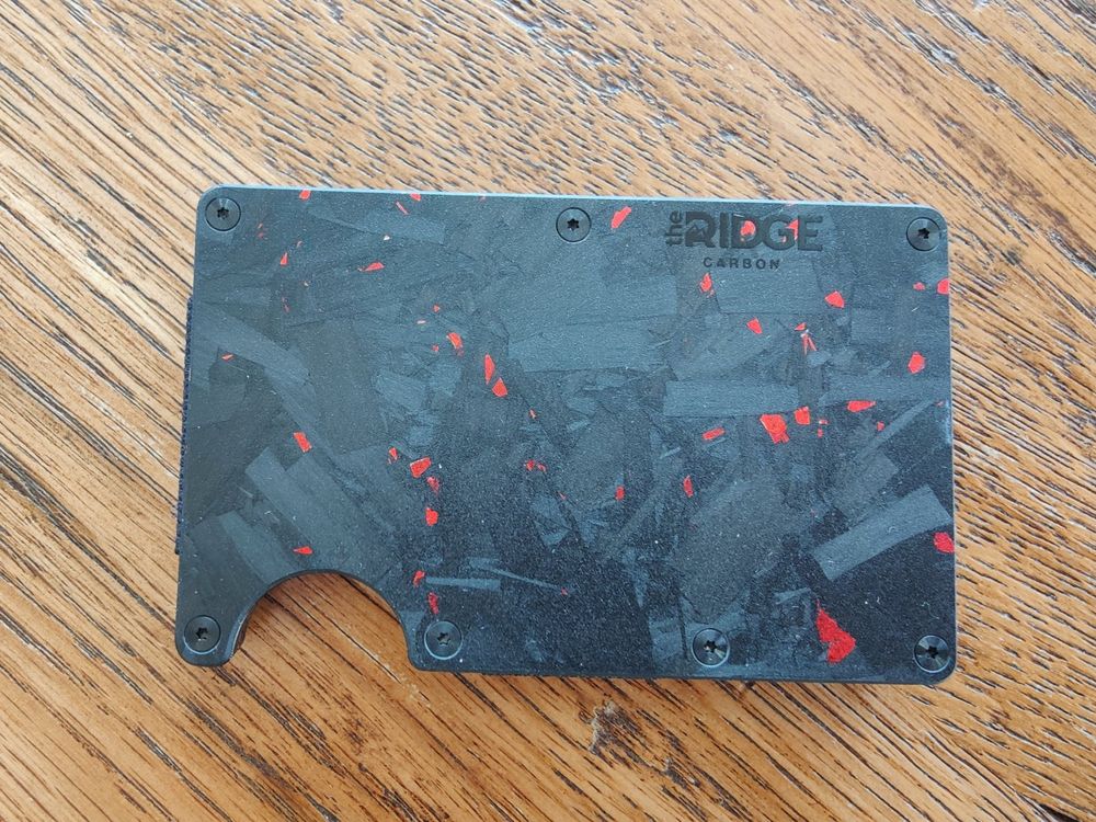 Ridge Wallet Forged Ember | Carbon + Coin Tray (original) (Neu (gemäss ...