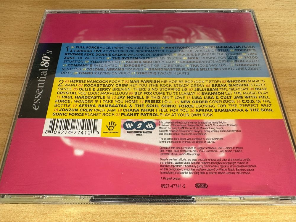 Various – Essential 80's (Old.Skool.Electro) - 2 CD (Gebraucht) in ...