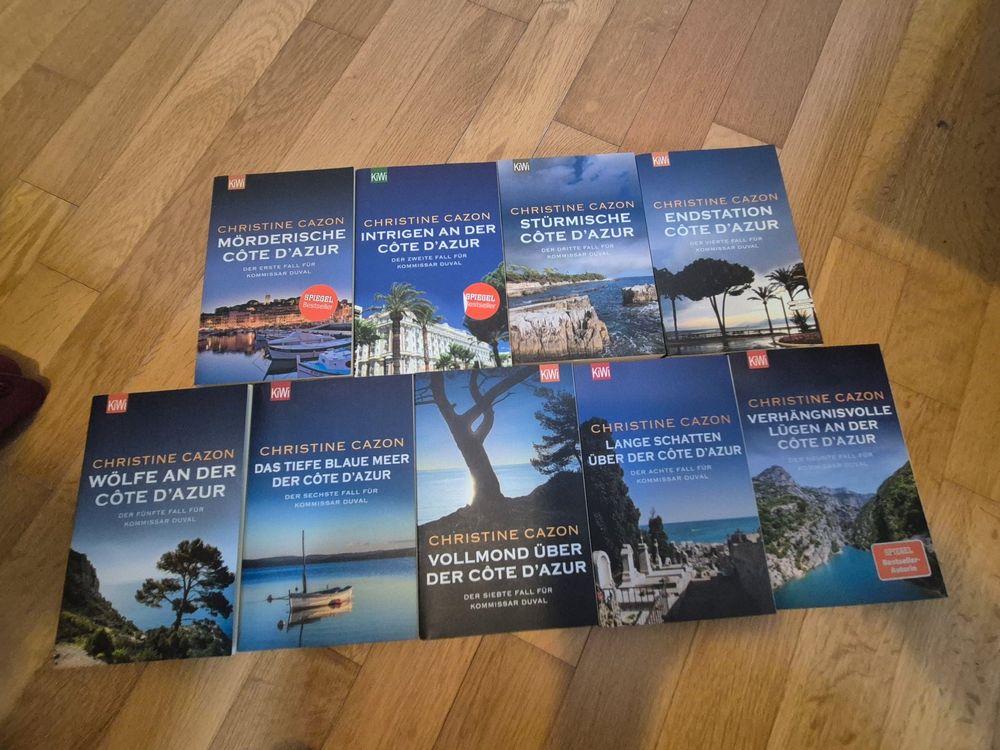 Komplette Krimireihe zu Kommissar Duval von Christine Cazon (Gebraucht ...