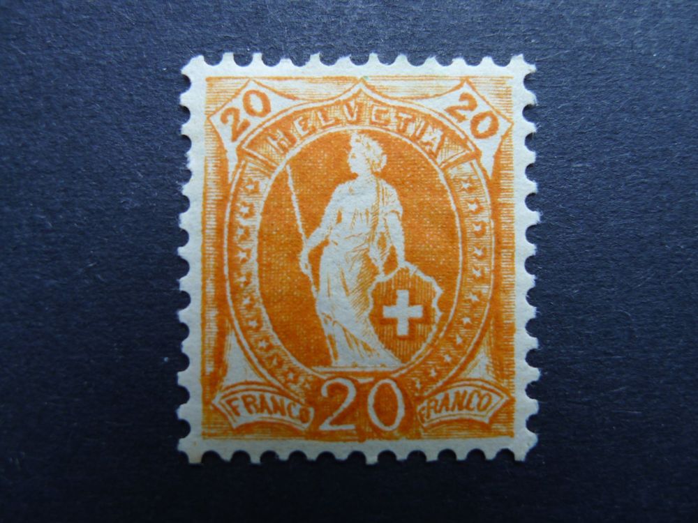 1895 Nr. 66D ungebraucht verschwommener Druck | Kaufen auf Ricardo