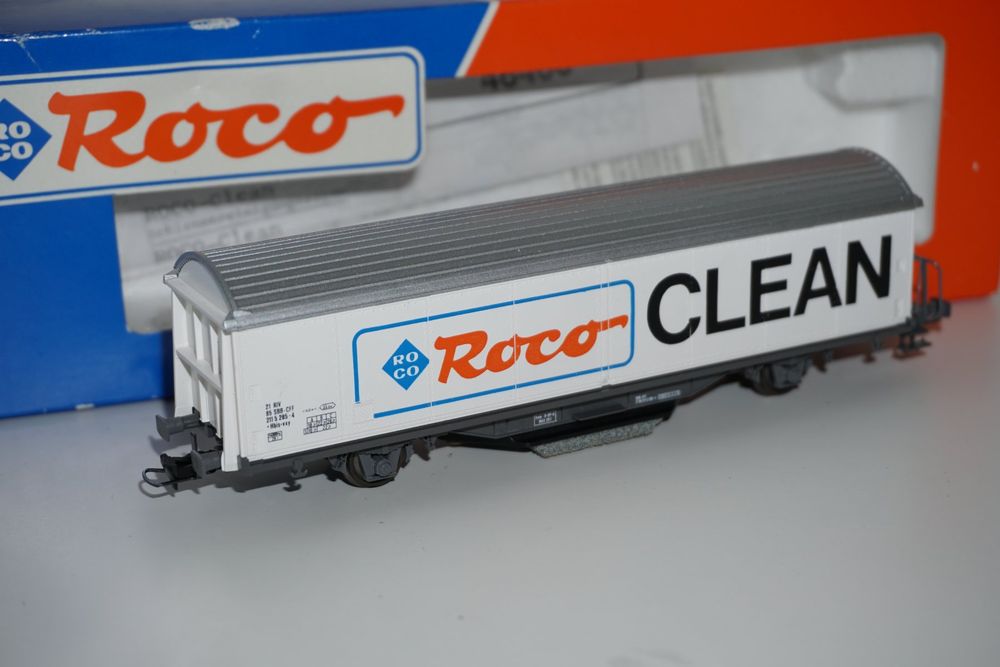 Roco 46400 - Schienenreinigungswagen Roco Clean H0/DC (Gebraucht) in ...