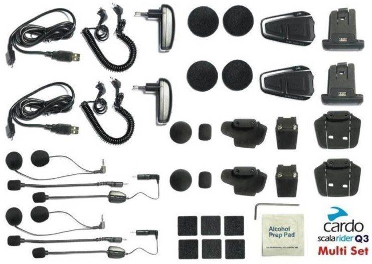 CARDO SCALA RIDER Q3 MultiSet - BLUETOOHT GEGENSPRECHANLAGE | Kaufen ...
