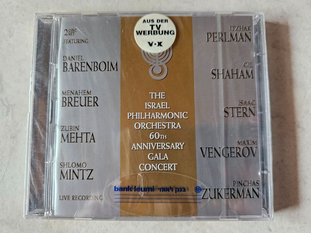 Israel Philharmonic Orchestra - 60th Anniversary Gala / OVP (Neu und ...