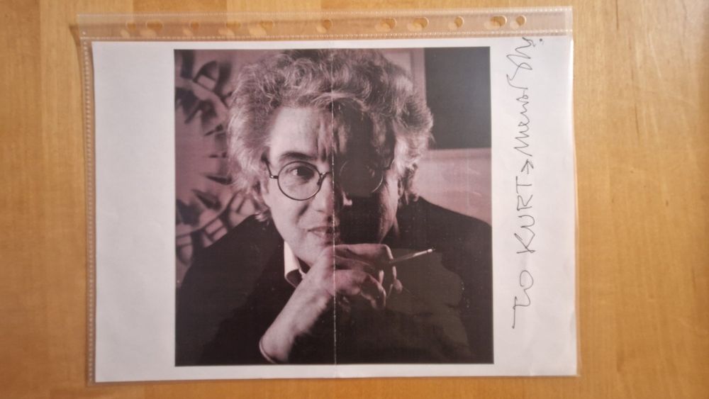 Mario Botta, Original Autogramm auf A4 Seite in s/w (Gebraucht) in ...