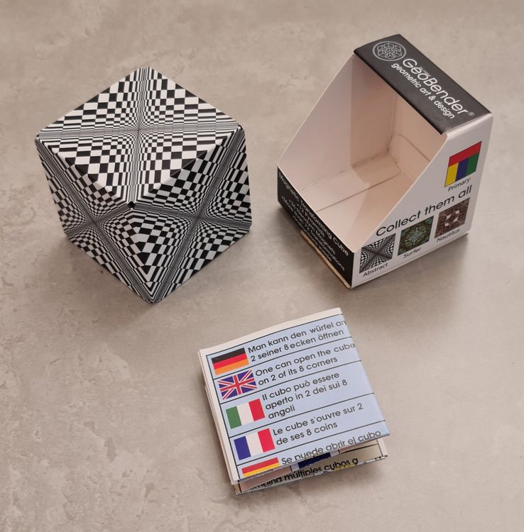 Magnetic Transforming Cube, GeoBender geometric Art & Design (Neu ...
