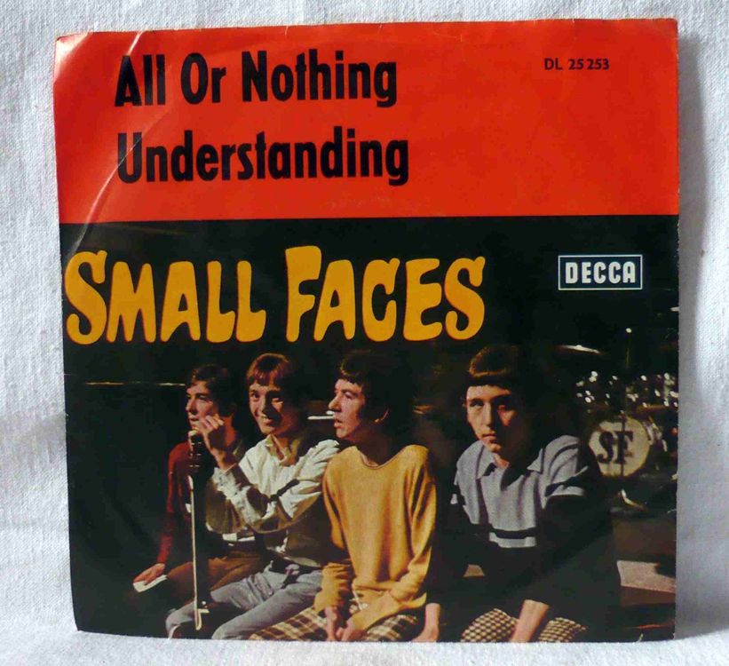 Small Faces: All Or Nothing/Understanding (D 1966) (Gebraucht) in ...