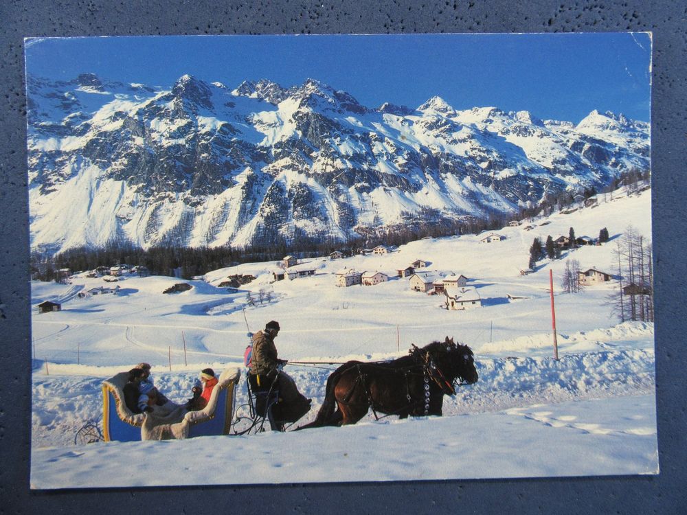 AK FEXTAL OB SILS GR PFERDESCHLITTENFAHRT | Kaufen auf Ricardo