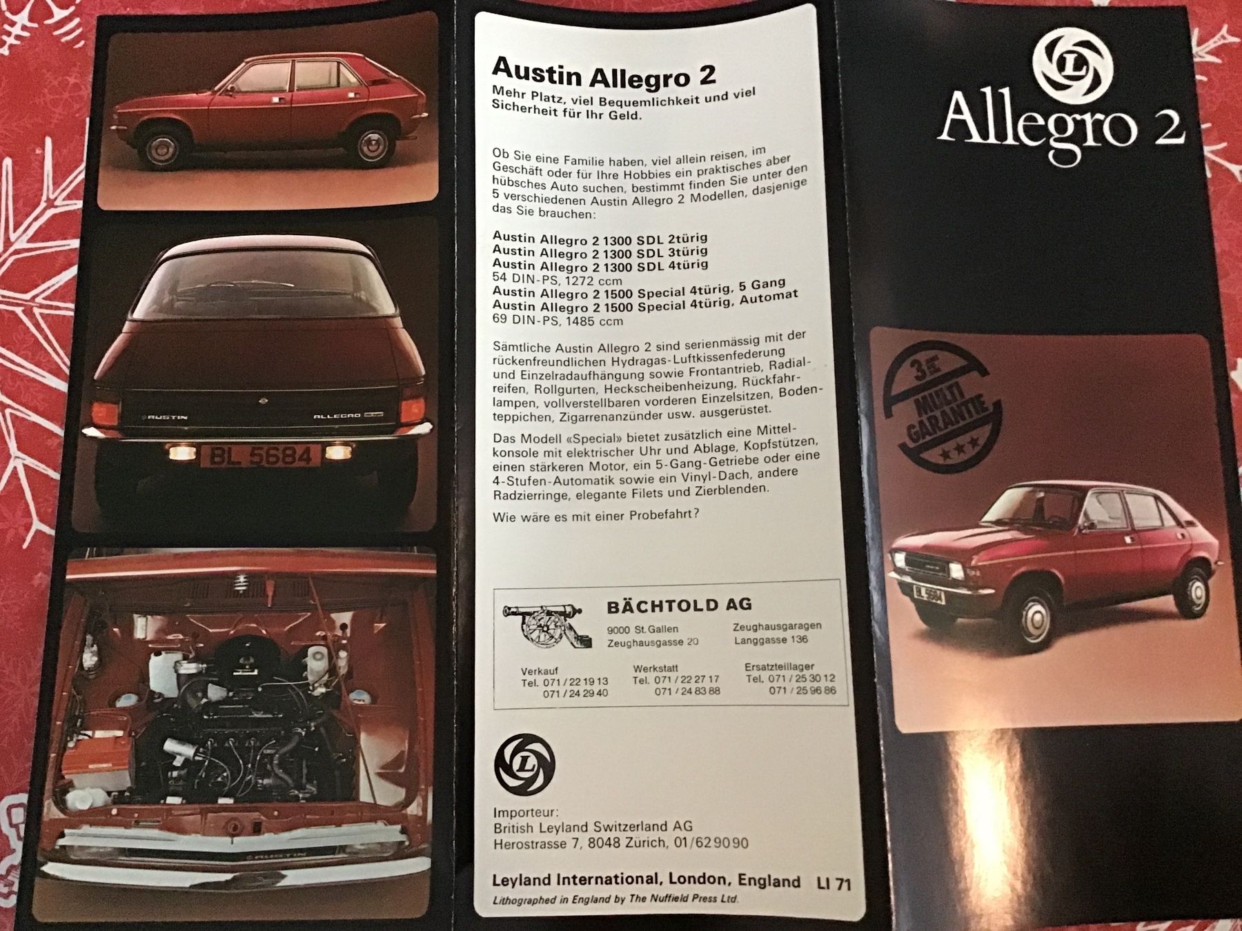 Austin Allegro 2 - Original Prospekt von 1973, Top Zustand (Gebraucht ...