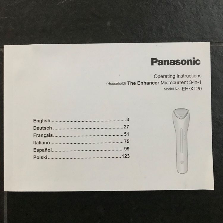 Panasonic EX-XT20 Anti Aging Enhancer, 3in1 Schönheitspflege (Gebraucht ...