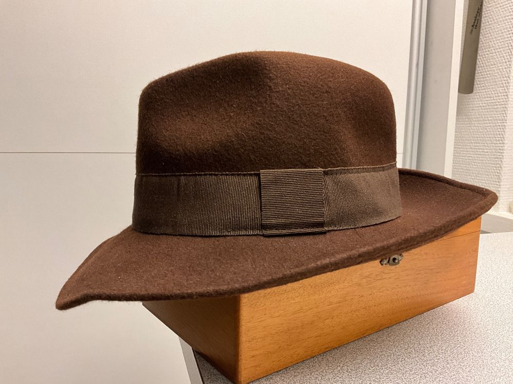 FEDORA — Snap Brim — HUT — Grösse M —Wolle Filz (Gebraucht) in Wängi ...