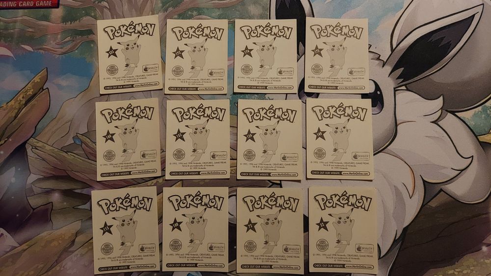 Dragoran Machomei Mauzi Eich Merlin Pokemon Sticker 1999 | Kaufen auf ...