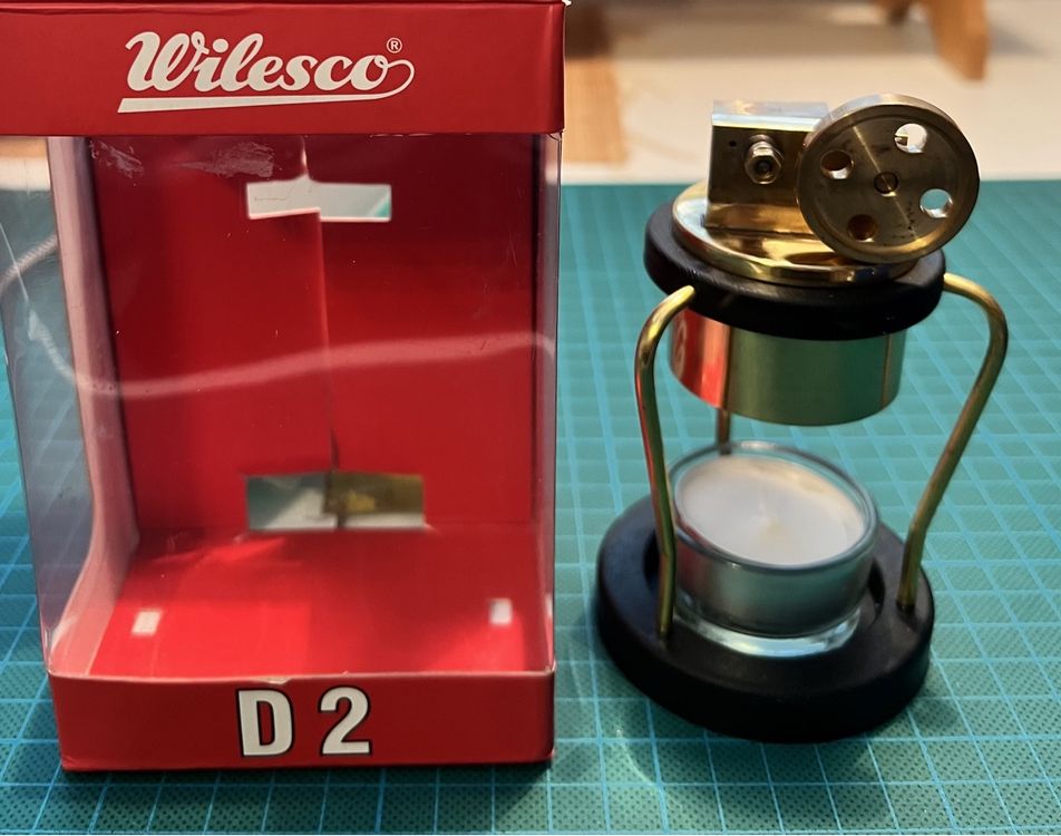Wilesco D2 Dampfmaschine mit Teelicht | Kaufen auf Ricardo
