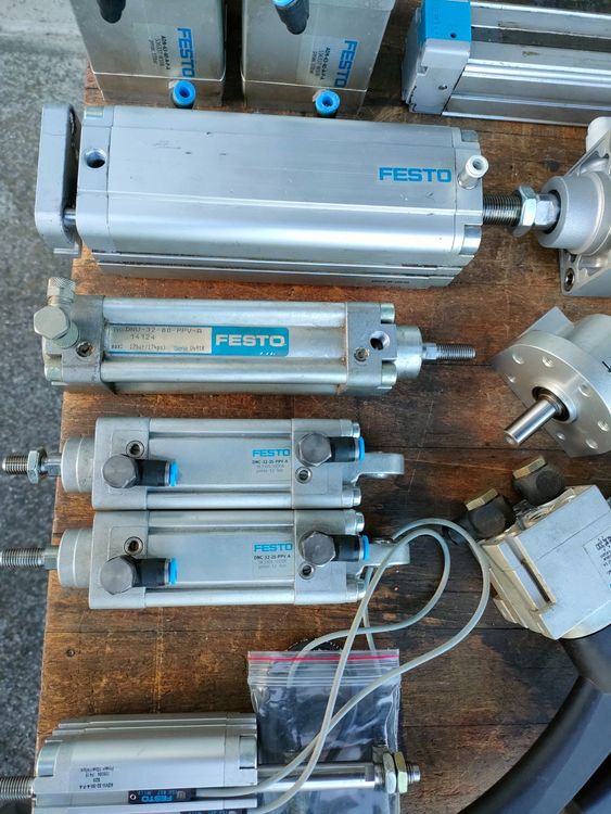 Pneumatik Zylinder, Luftzylinder Festo SMC Druckluft, Ventil | Kaufen auf Ricardo