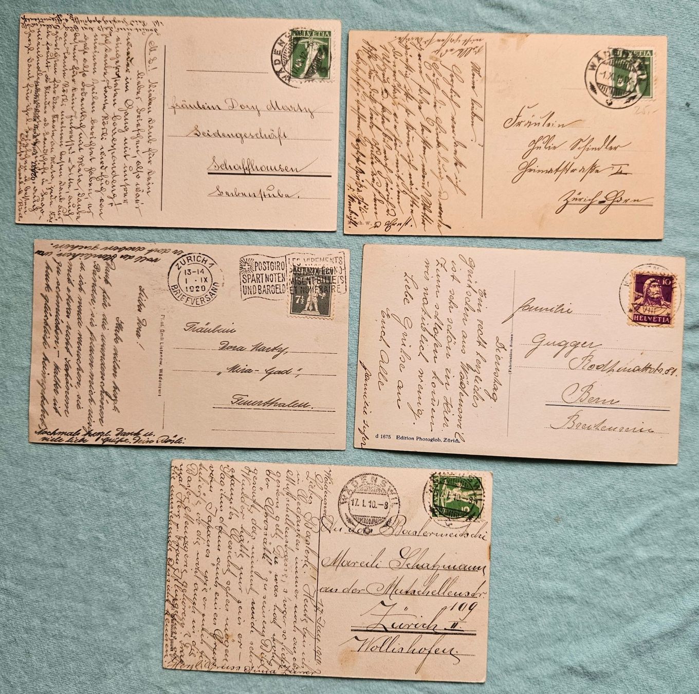 Lot AK von Horgen, Wädenswil u. Au (1910-63) (Gebraucht) in Steffisburg ...