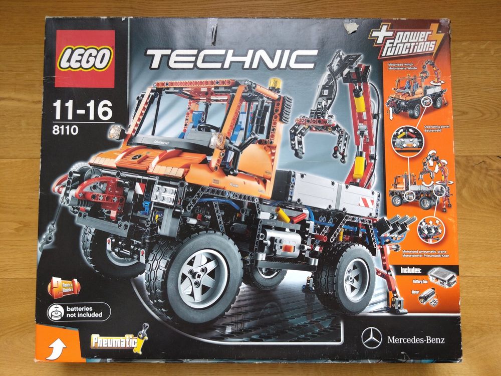 Lego Technic 8110 Unimog U400 inkl. OVP / zerlegt+sortiert (Gebraucht ...