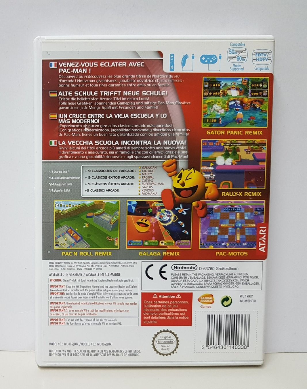 Wii Namco Museum Remix die beliebtesten Arcade-Titel (Gebraucht) in ...