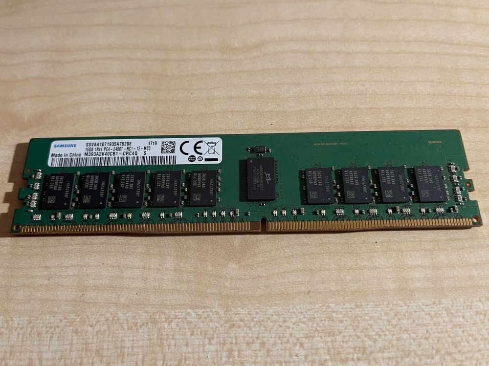 HPE Server-RAM, 16GB, 1Rx4, PC4-2400T - RC1-12-MC0 (Gebraucht) in ...