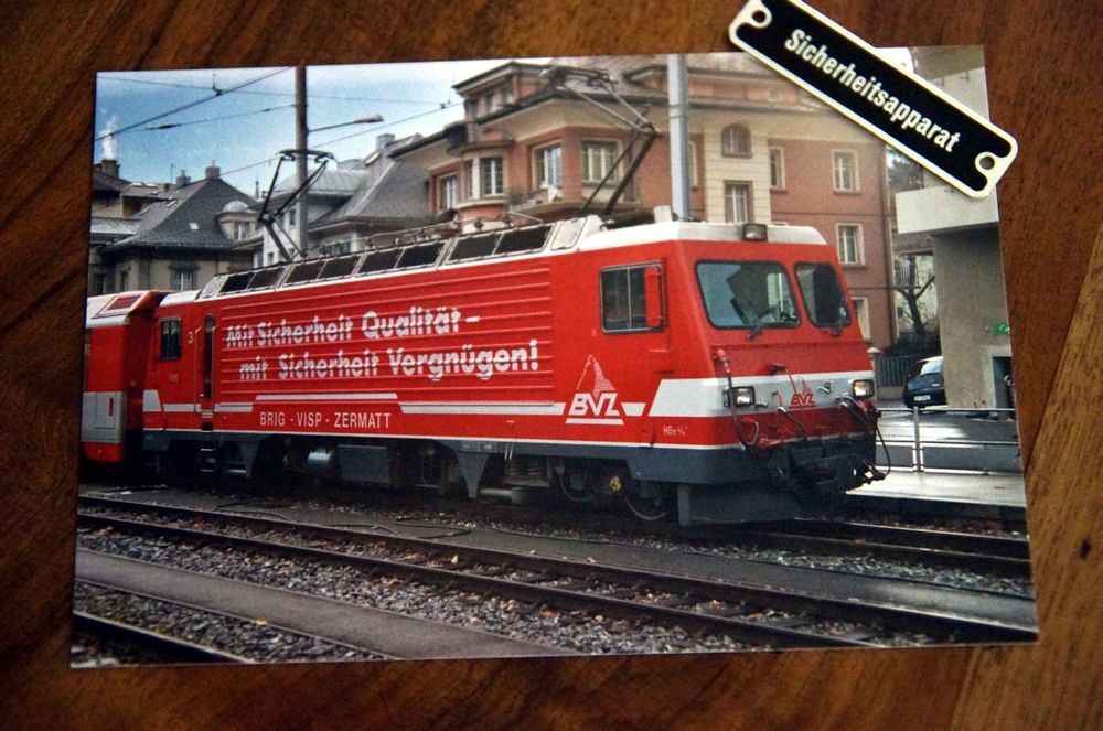 Brig-Visp-Zermatt HGe 4/4 II - Brig, 2003 (Foto) (Gebraucht) in ...