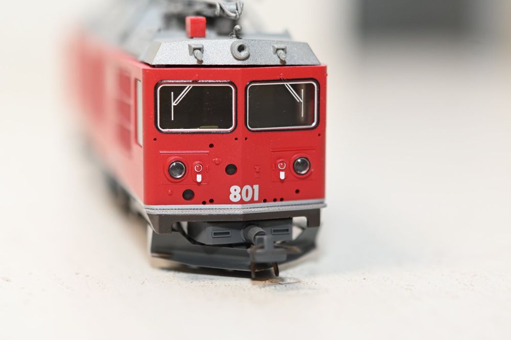 RhB Gem 4/4 801 Steinbock Bemo HOm mit OVP , läuft einwandfr (Gebraucht) in Laupen ZH für CHF ...