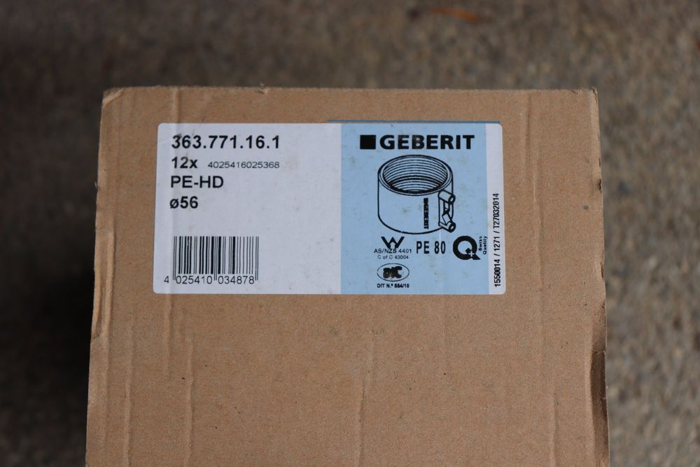 Schweiss-Muffen Geberit (Neu und originalverpackt) in Bazenheid für CHF ...