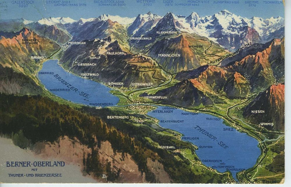 Berner-Oberland - Thuner- und Brienzersee | Kaufen auf Ricardo