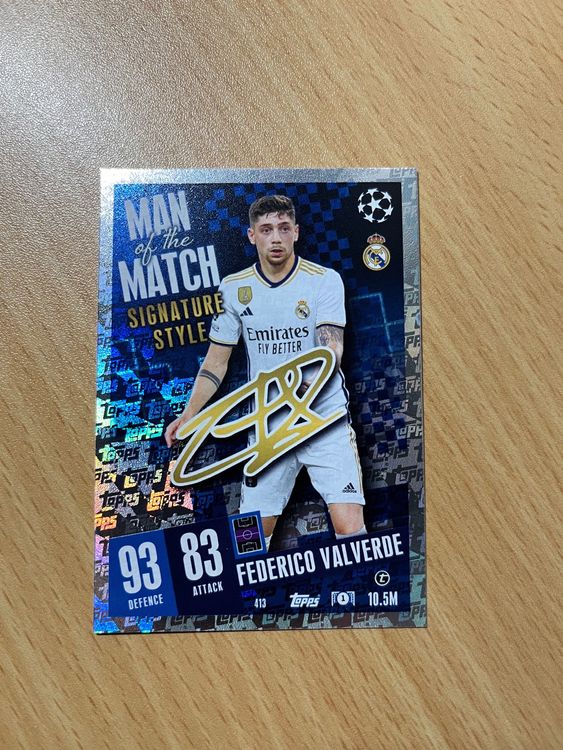 Topps Match Attax 2023/24 Federico Valverde | Kaufen auf Ricardo