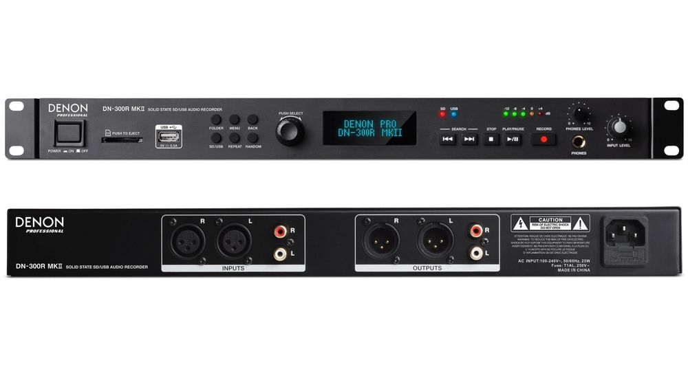 Denon DN-300R MKII USB/SD Solid State Recorder (Neu (gemäss ...