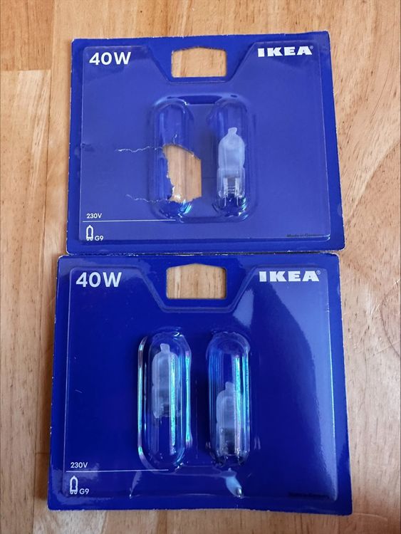Ikea Halogenlampe G9 230v 3x (Neu (gemäss Beschreibung)) in Unterkulm ...